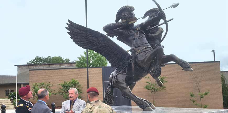 Ft. Bragg Sculpture Dedication – Jim Shore