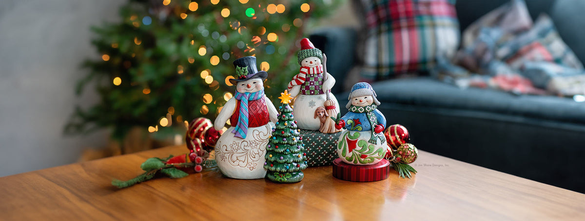 Jim Shore Snowman Collection – Handcrafted Winter Figurines