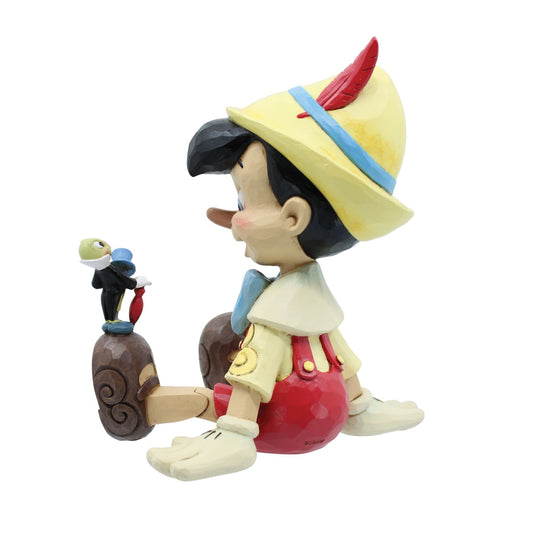 Pinocchio & Jiminy Sitting – Jim Shore