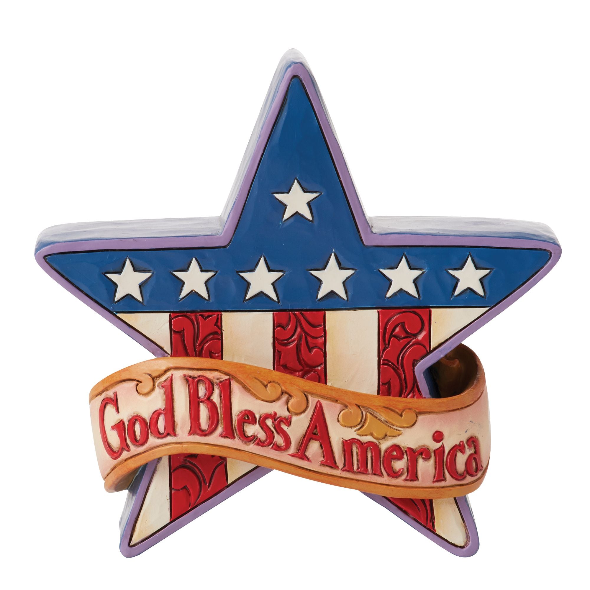 Mini Patriotic Star Figurine – Jim Shore