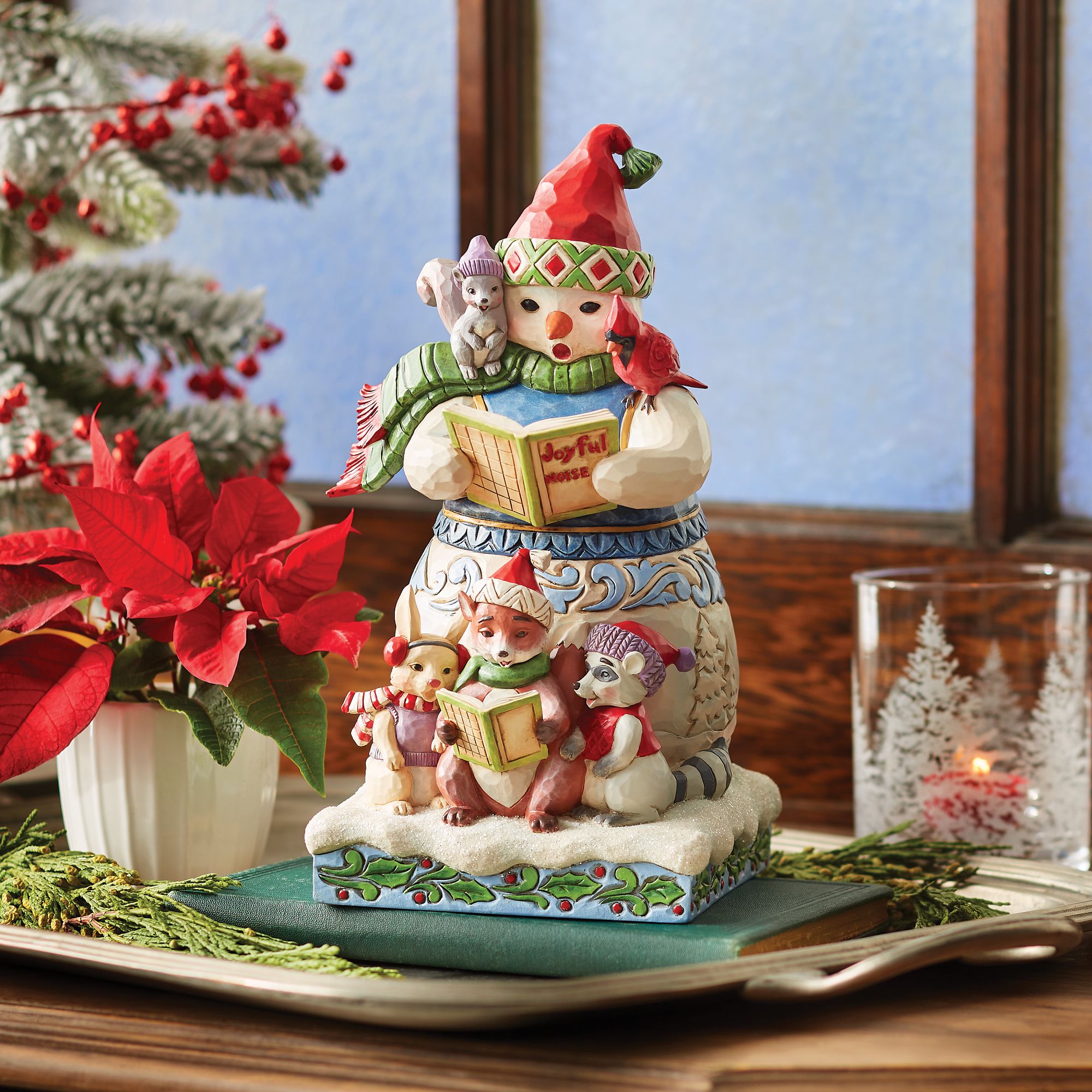 Snowman & Animals Caroling – Jim Shore