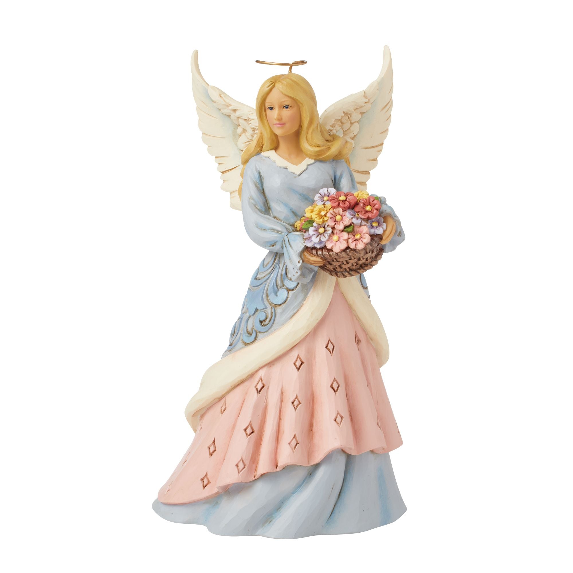 Angel with Flower Basket Fig – Jim Shore