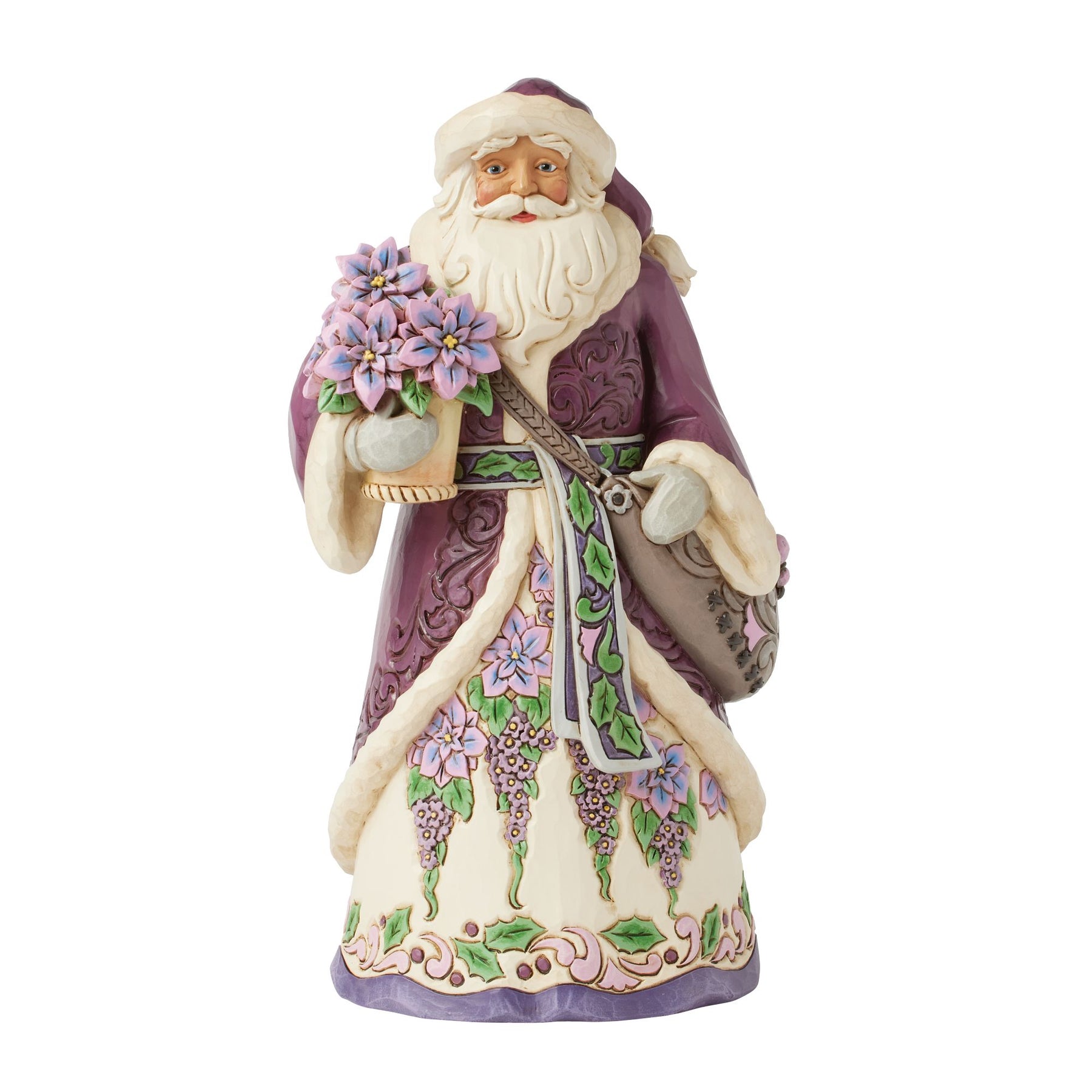 Purple Santa Figurine – Jim Shore
