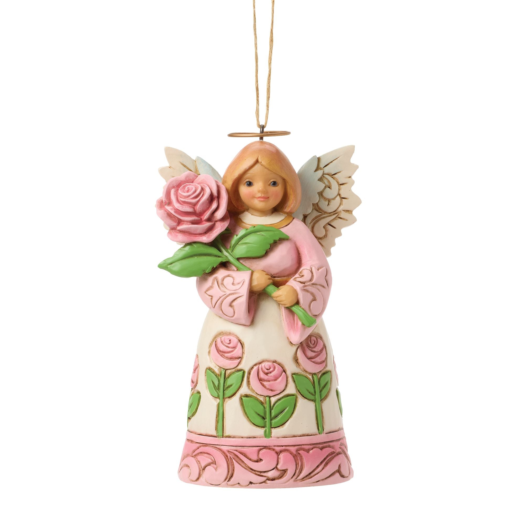 Angel With Roses Ornament – Jim Shore